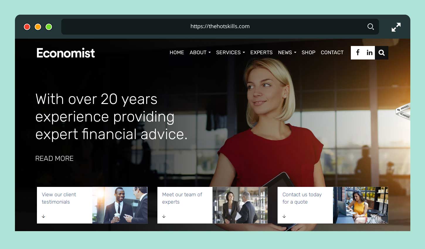 2022年のフィンテックとスタートアップのWordPressテーマのベスト10 - AFFRT