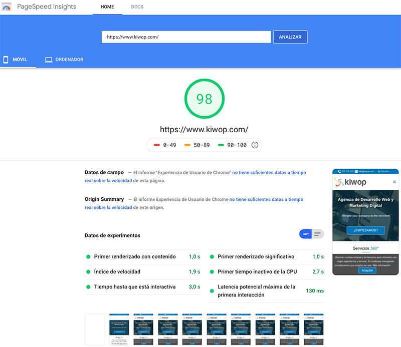 Google PageSpeed Insights: Cara meningkatkan catatan dan mencapai 100 - AFFRT