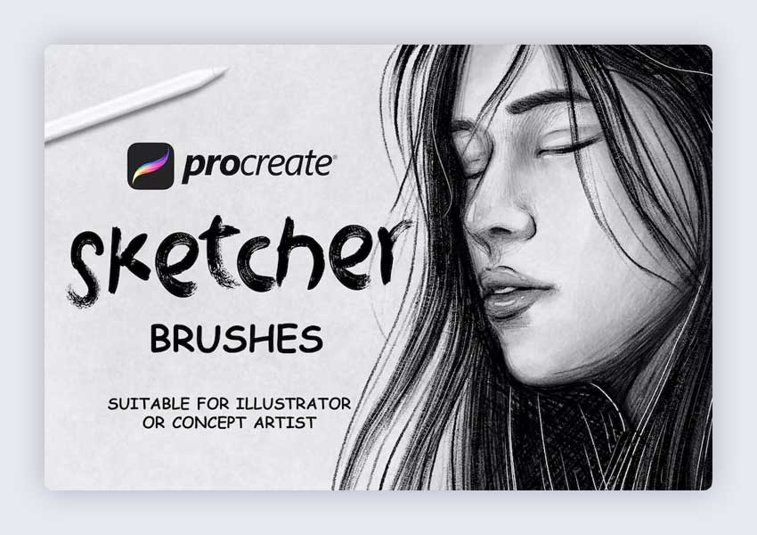2022 年に 25 以上のベスト Procreate スケッチ ブラシ (無料およびプレミアム) - AFFRT