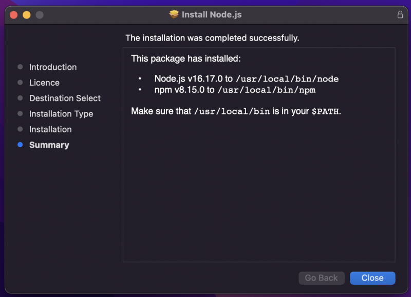 วิธีการติดตั้ง Node.js และ NPM บน Windows และ macOS - AFFRT