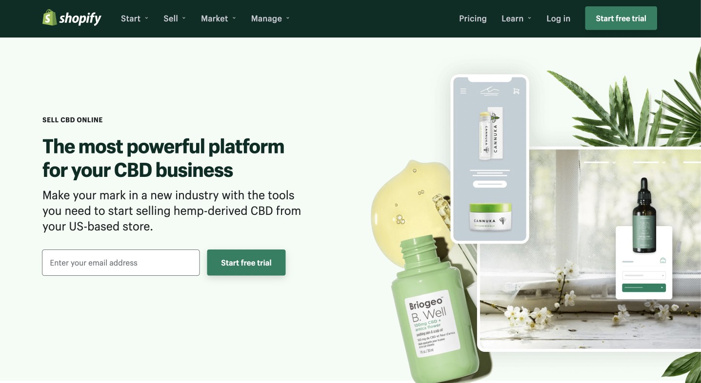 ShopifyでCBDをうまく販売する方法 - AFFRT