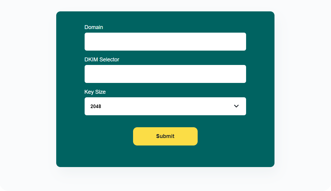 電子メールの真正性を検証するための 10 の DKIM レコード ジェネレータ - AFFRT