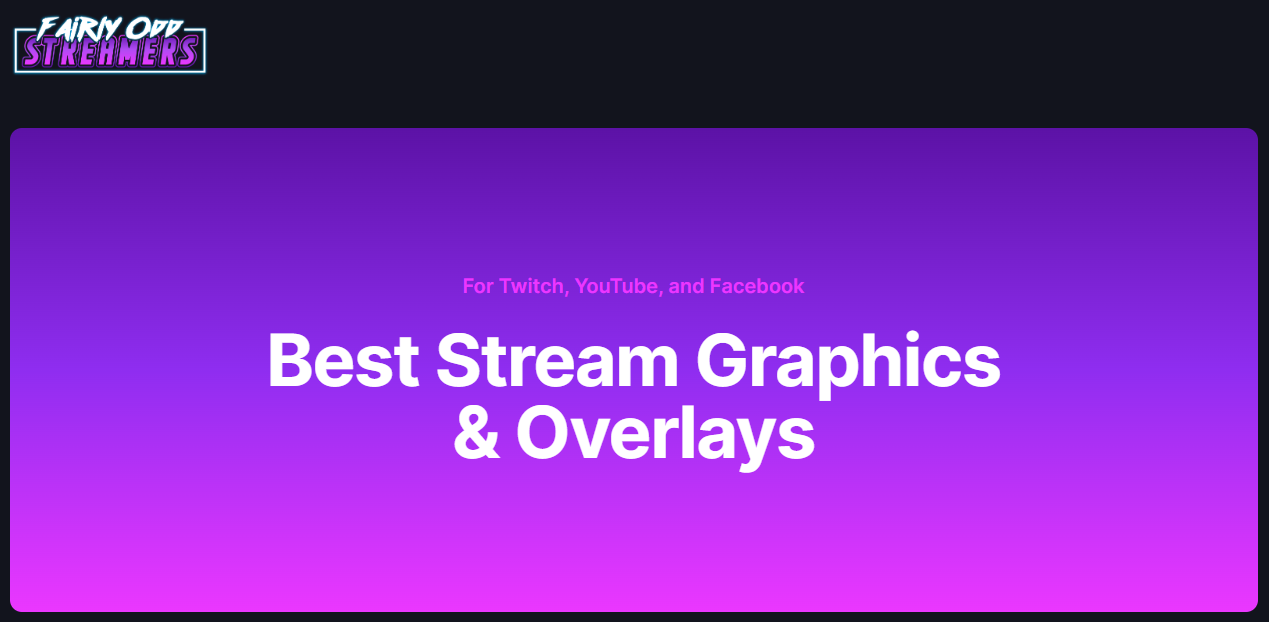 ストリーム オーバーレイを取得するのに最適な 10 の場所 - AFFRT
