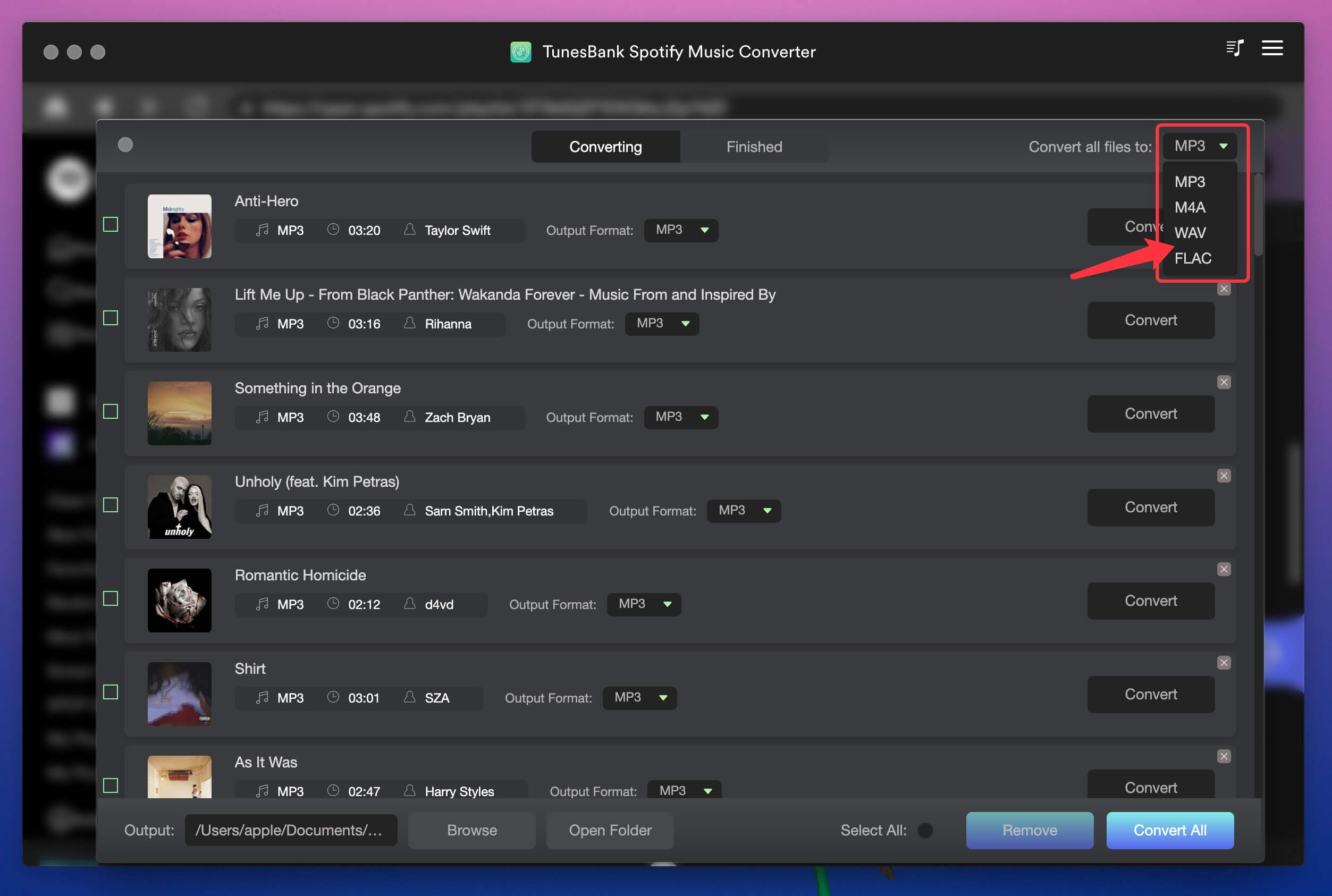 TunesBank Spotify 音乐转换器：免费下载 Spotify 歌曲和播放列表到 MP3 - AFFRT